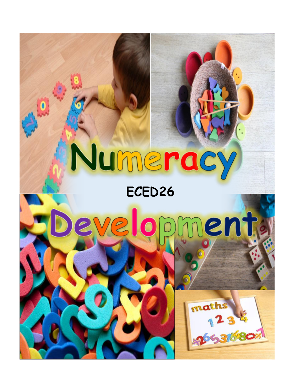 ECED Numeracy Development Lesson 1: Foundations of Math Concepts - Studocu