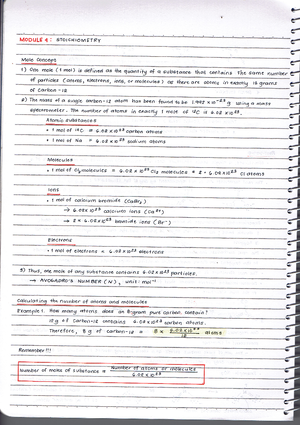 GEN CHEM 1 Notes BY ENGR ELAH - GENERAL CHEMISTRY 1 NOTES BY Part 1 ...