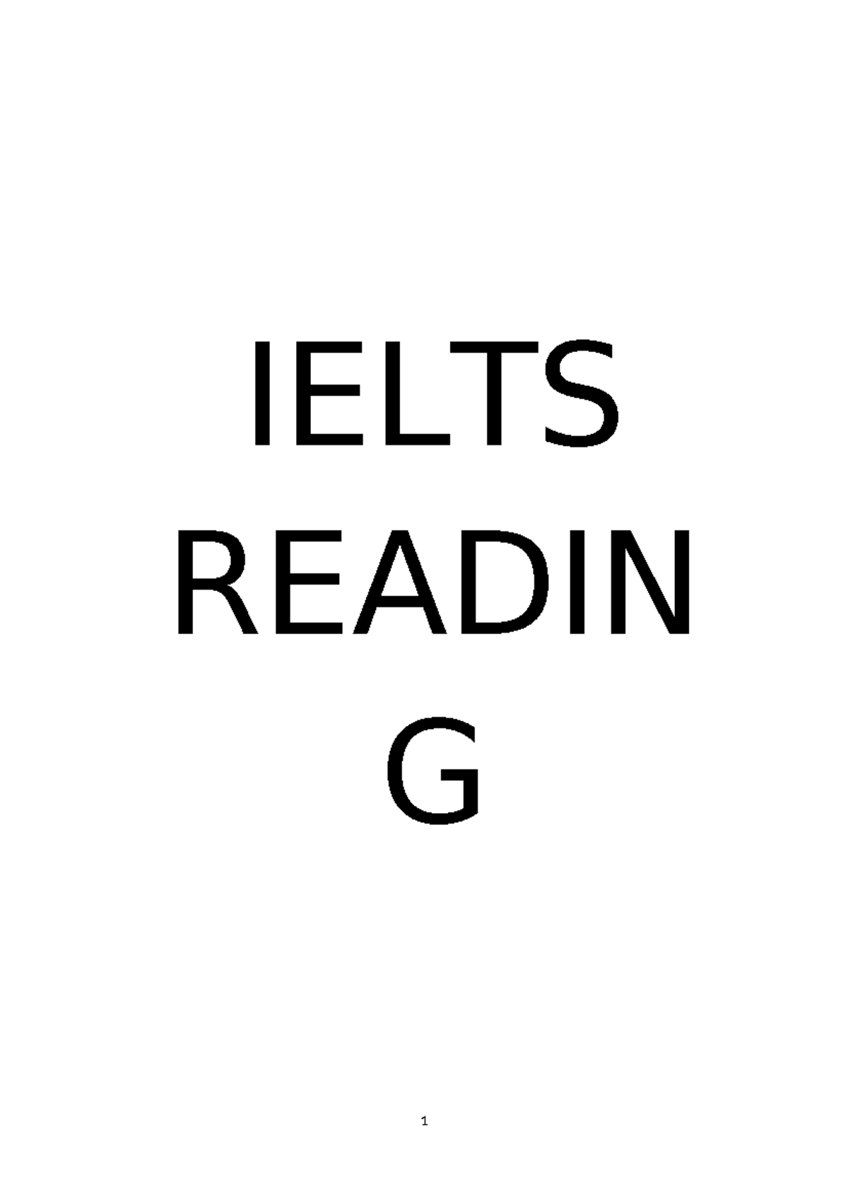 IELTS Reading Practice: Key Topics and Insights - Studocu