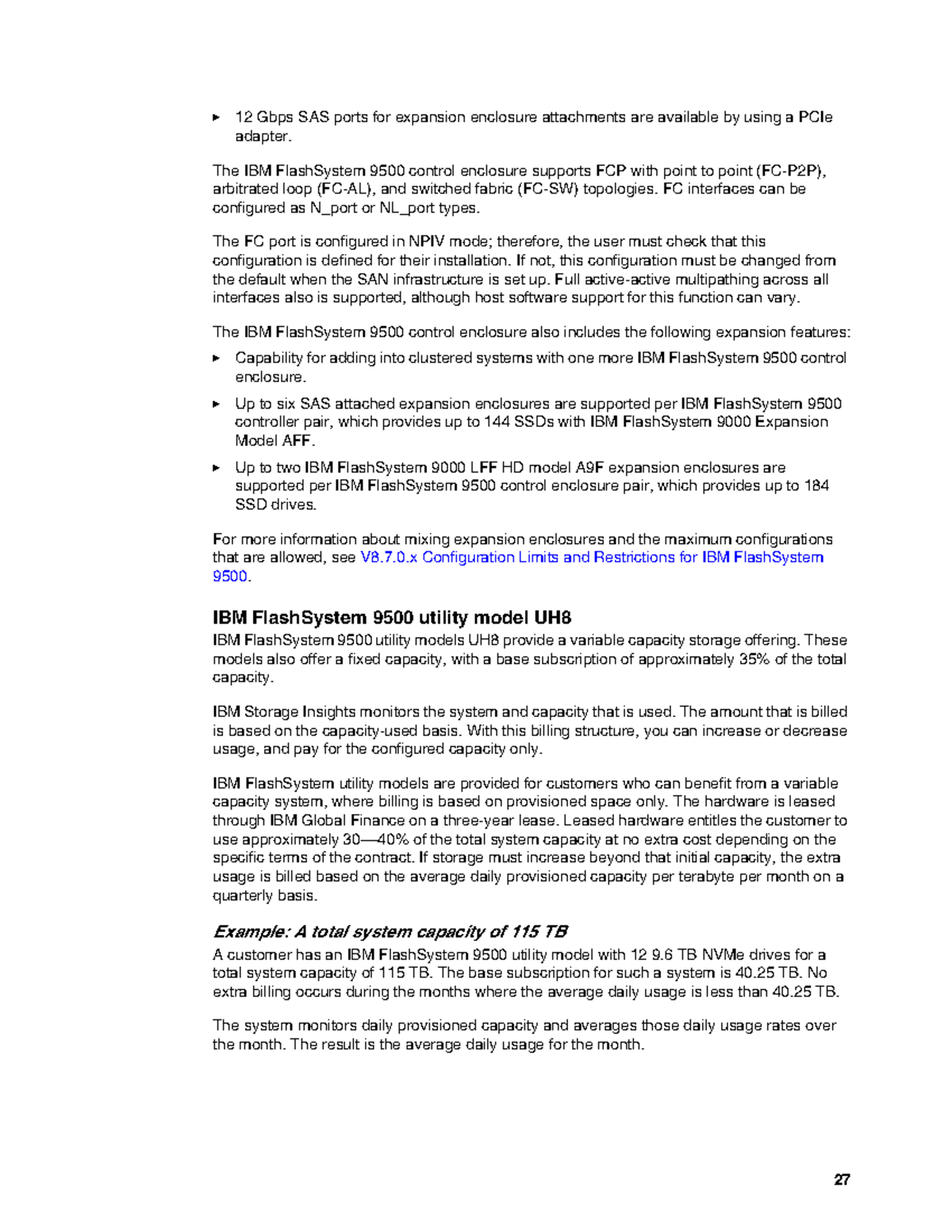 IBM FlashSystem 9500 Expansion Enclosure Configurations and Features ...