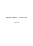 Cheat sheets for Studying Mathematical Methods in VCE - Studocu