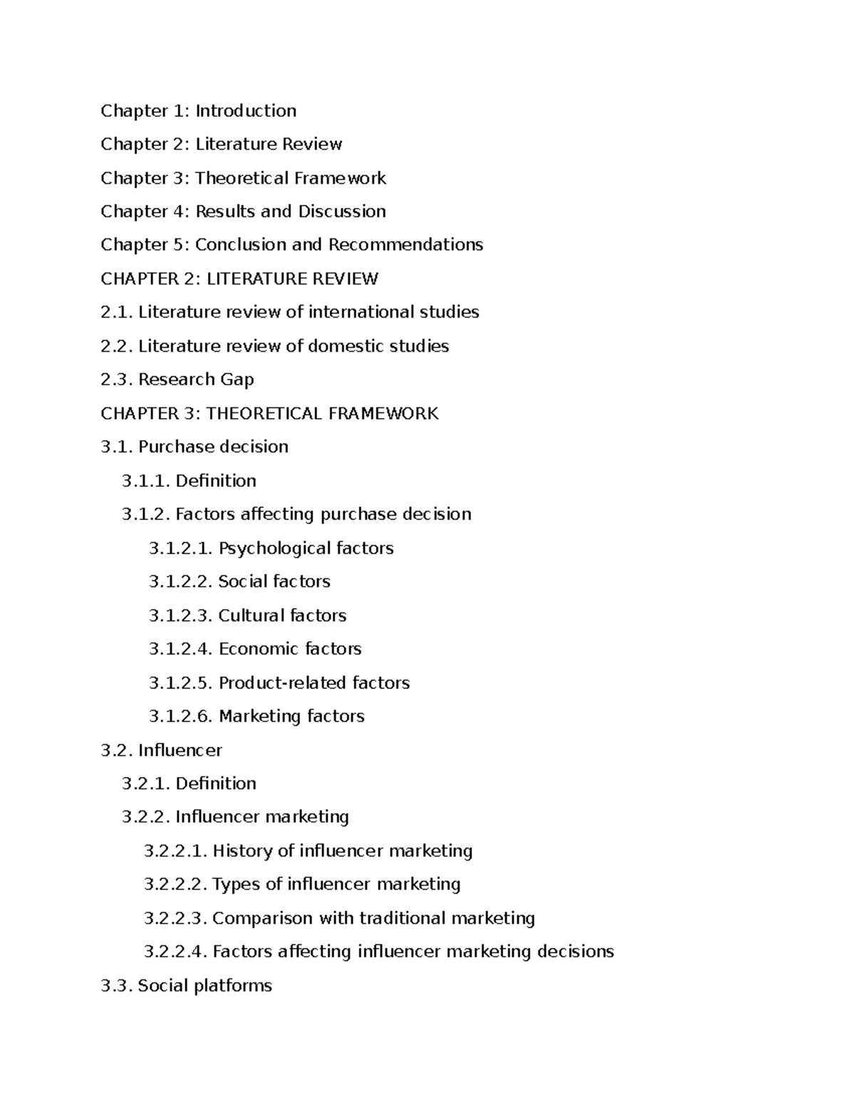 Literature Review & Theoretical Framework - Hkkkkk - Studocu