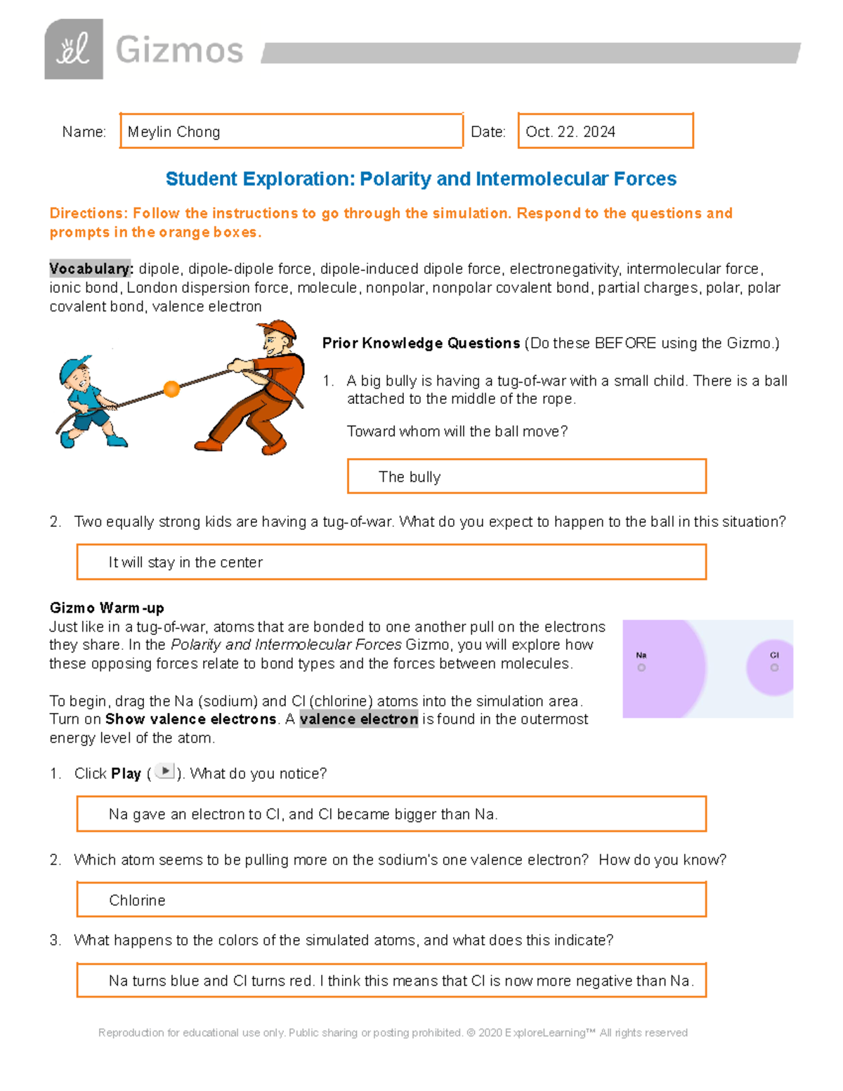 **New Title:** SCH3U Intermolecular Forces Exploration: Polarity ...