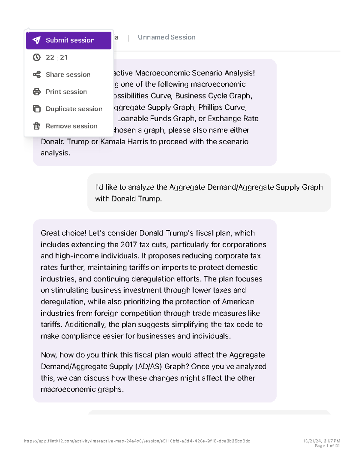 Interactive Macroeconomic Scenario Analysis: Examining Fiscal Policies ...