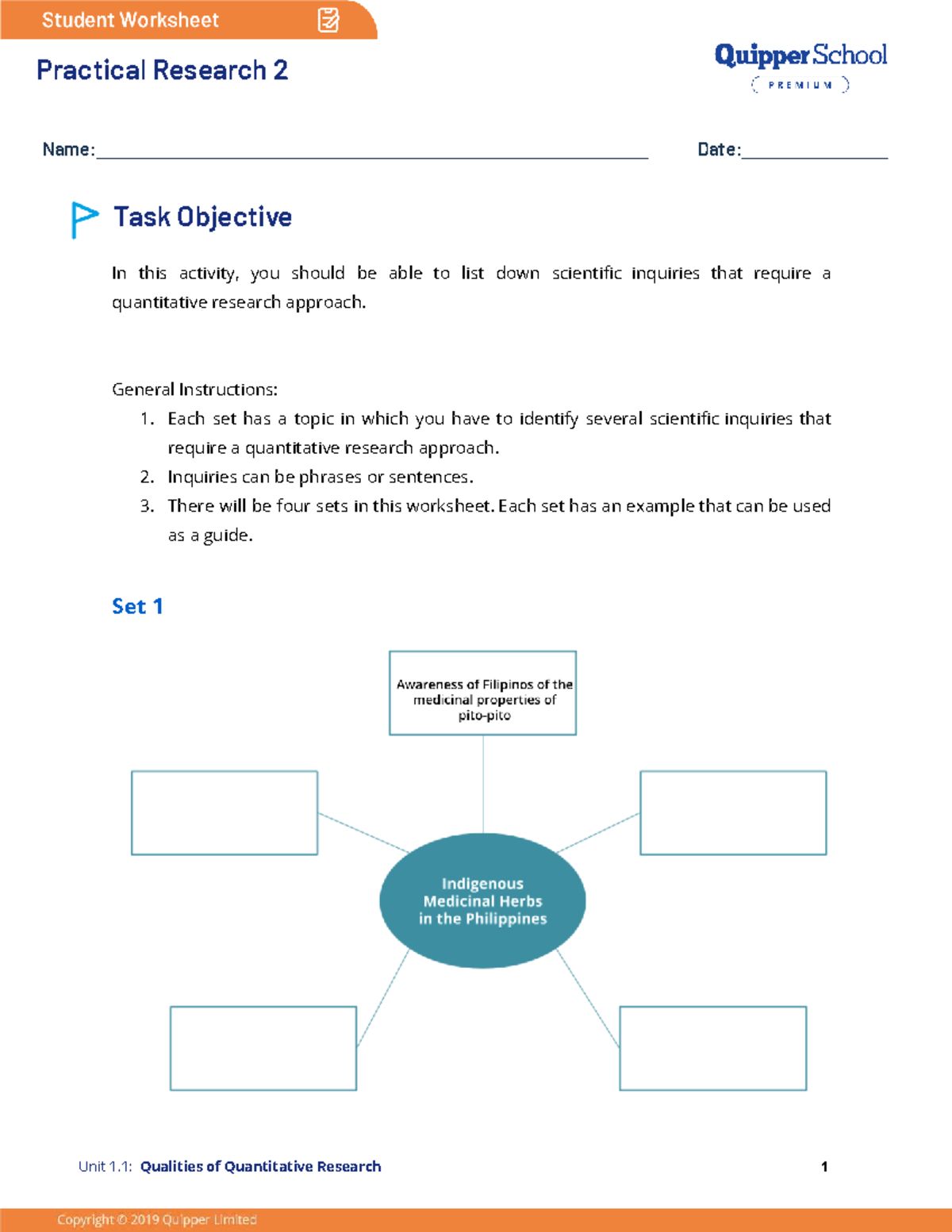Final Exam (SW) PR2: Qualities of Quantitative Research Unit 1 - Studocu