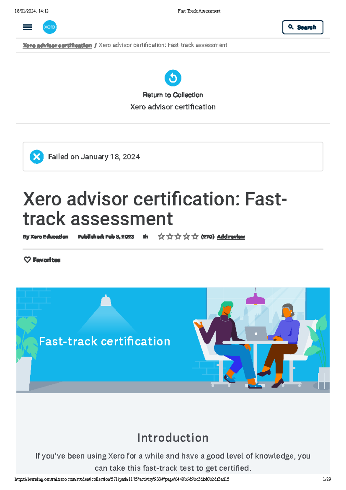 Xero Certification Fast Track Assessment Guide - Studocu
