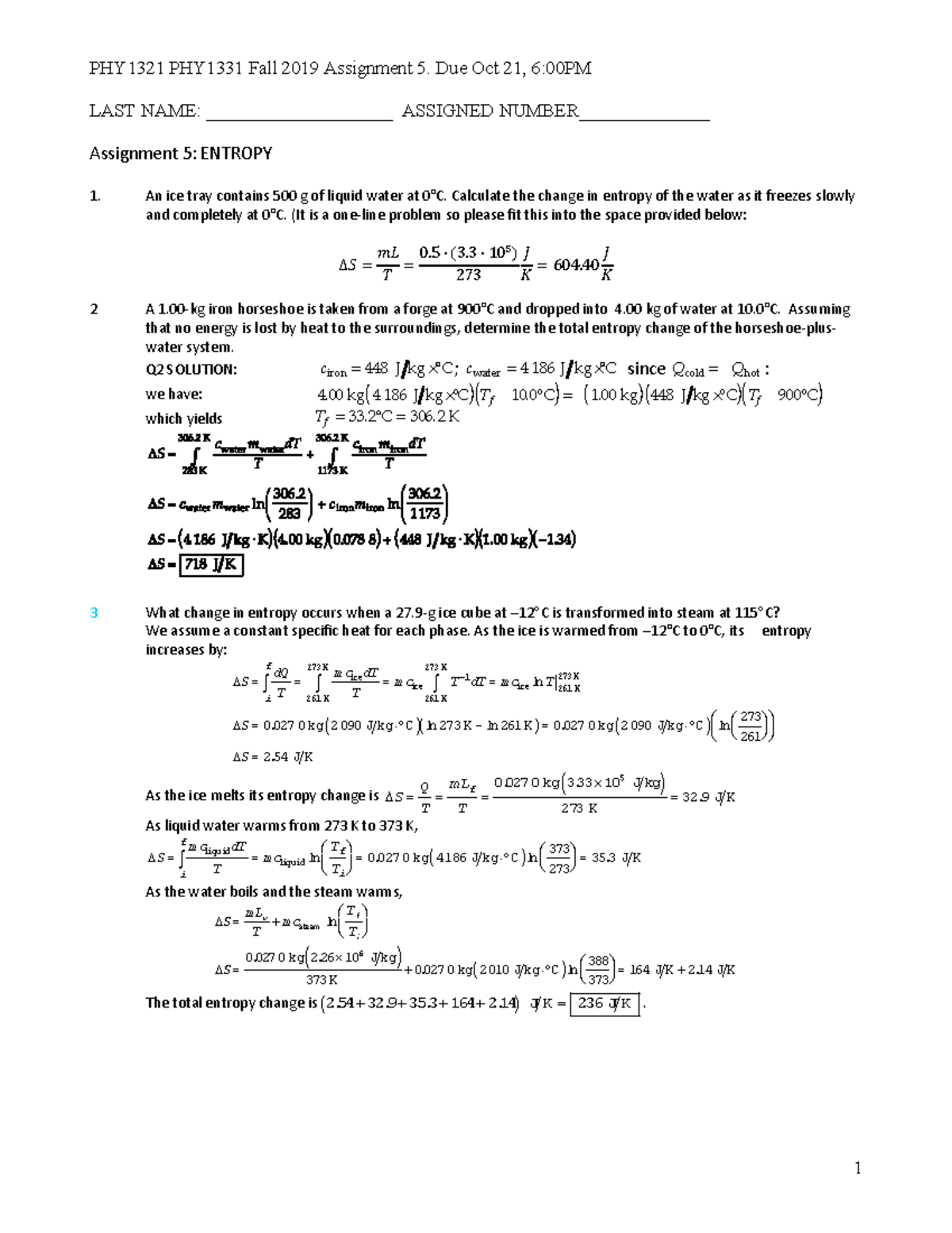 Assignment 5 PHY1321 solutions - Warning: TT: undefined function: 32 Warning: TT: undefined ...