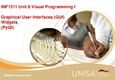 INF1511 - Unisa - Visual Programming 1 - Studocu