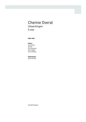 Chemisch Rekenen 1 opgaven - KEMIA - Chemisch rekenen 1 4 havo Opgave 1 Bereken de massa van: a ...