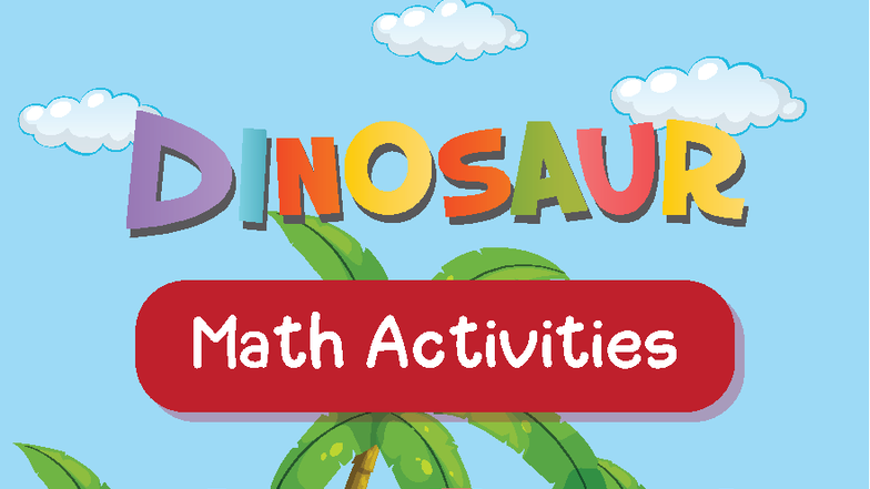 Dinosaur Math Activities Workbook: COUNT AND TRACE & CIRCLE - Studocu