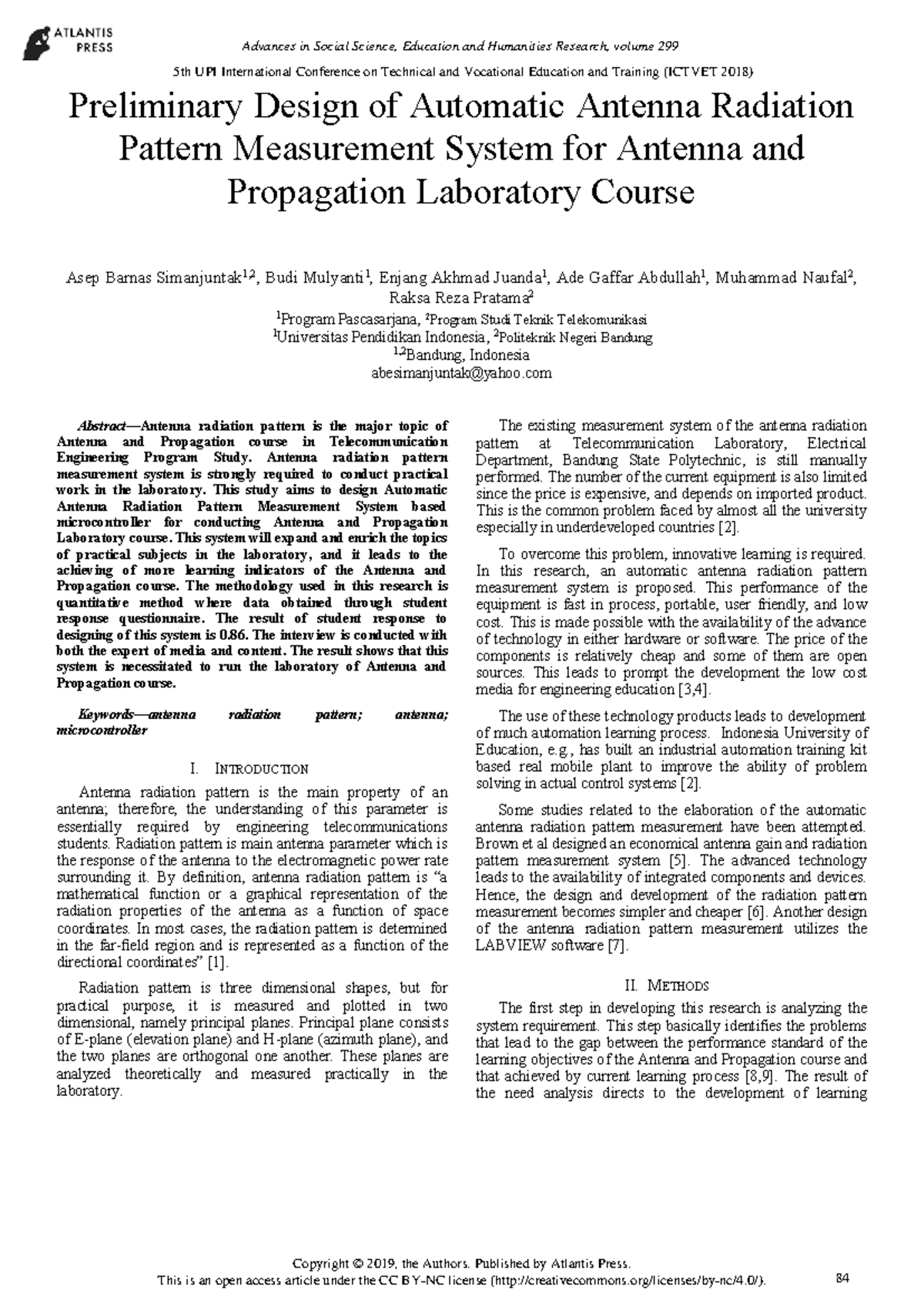 Designing an Automatic Antenna Radiation Pattern Measurement System for ...