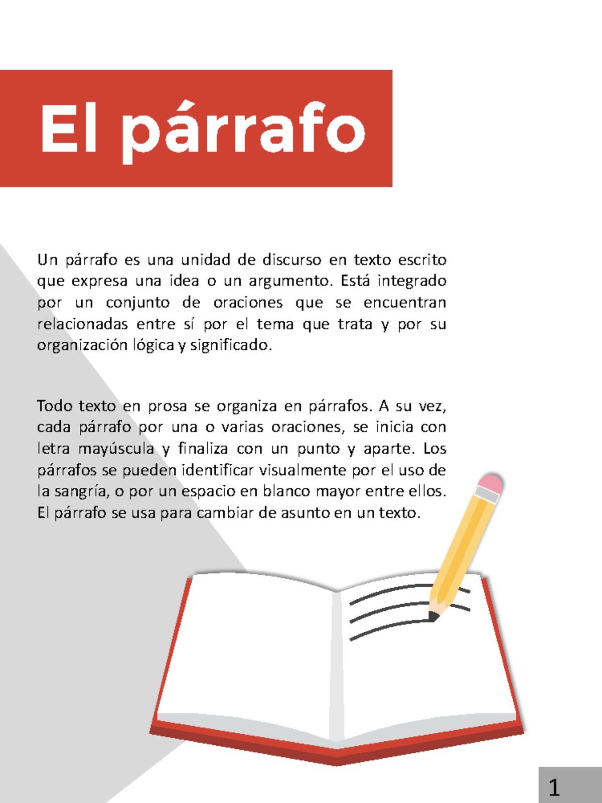 Estructura y Tipos de Párrafo: Análisis Detallado (El Párrafo 1) - Studocu