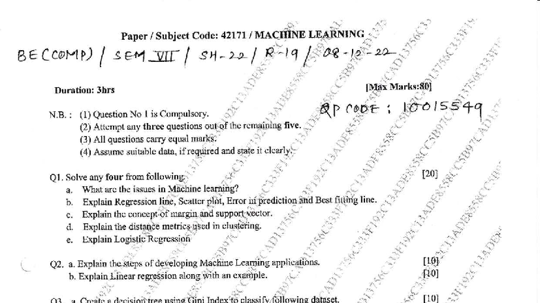 DEC 2022 - Natural Language Processing Exam Notes (42175) - Studocu
