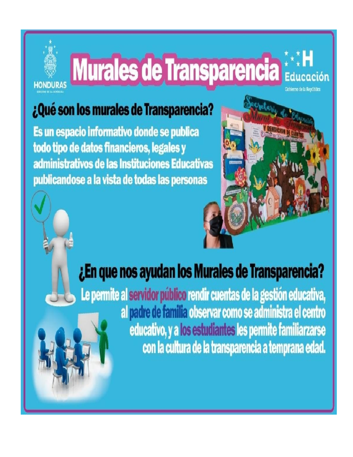 Afiches Mural DE Transparencia - Murales de Transparencia Educación ...