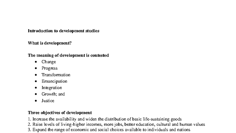BDEV 1103 L1 - Understanding Development: Concepts and Measures - Studocu