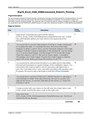 Exp19 Excel Ch06 Cap Assessment Delta Paint Instructions - Grader - Instructions Excel 2019 ...