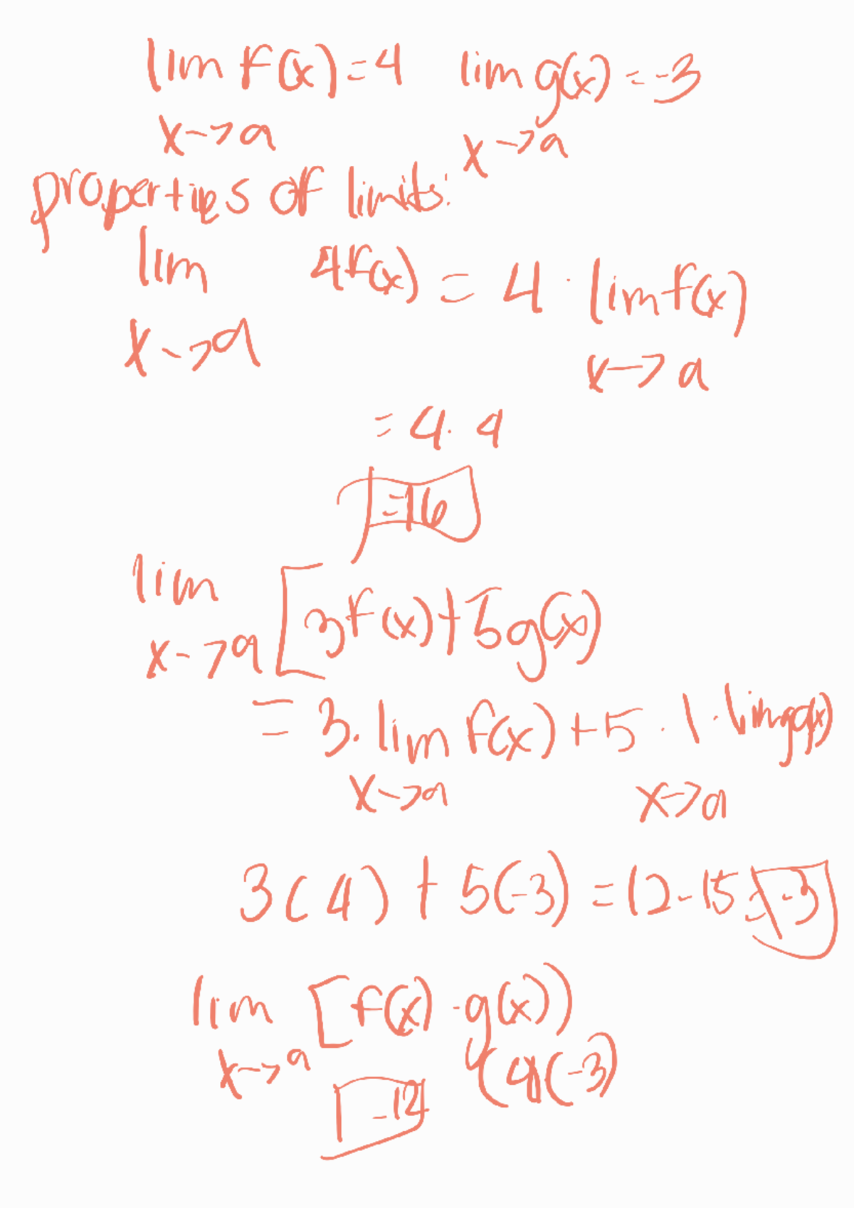 Calculus Limits - Answers to Questions (MATH 101) - Studocu