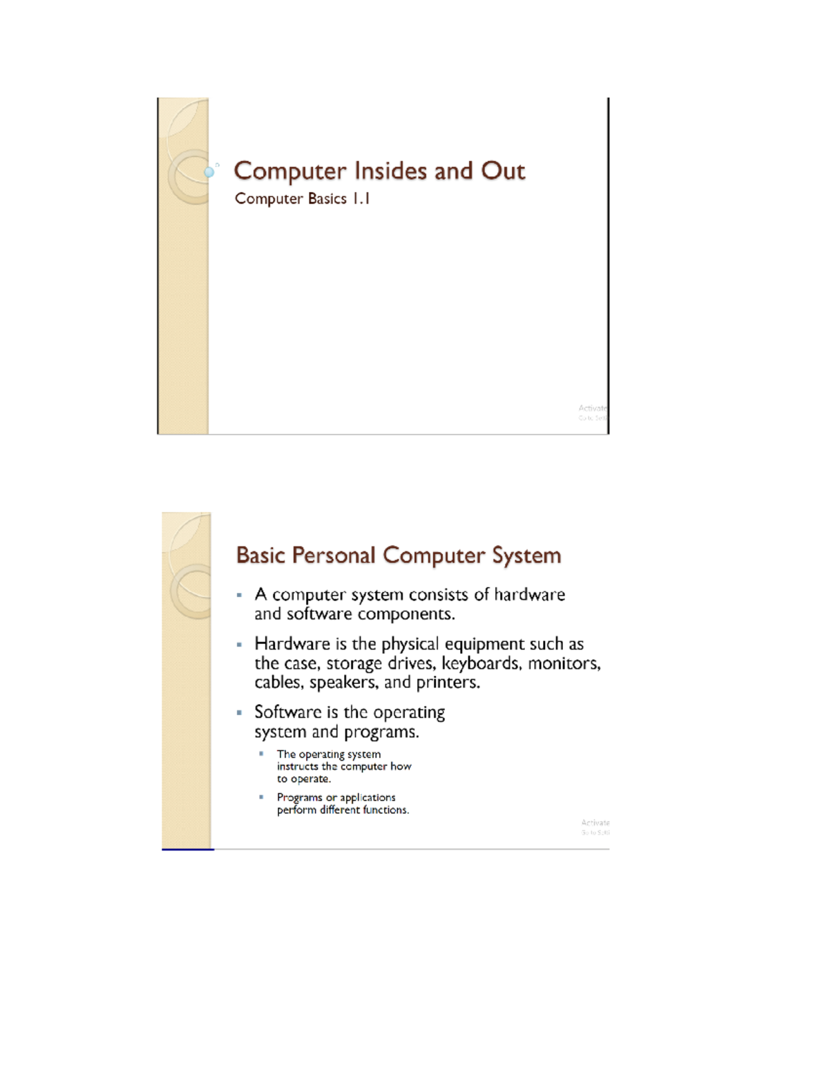 IT Essentials- Unit 1 - good - COMPUTER SCIENCE AND ENGINEERING - Studocu
