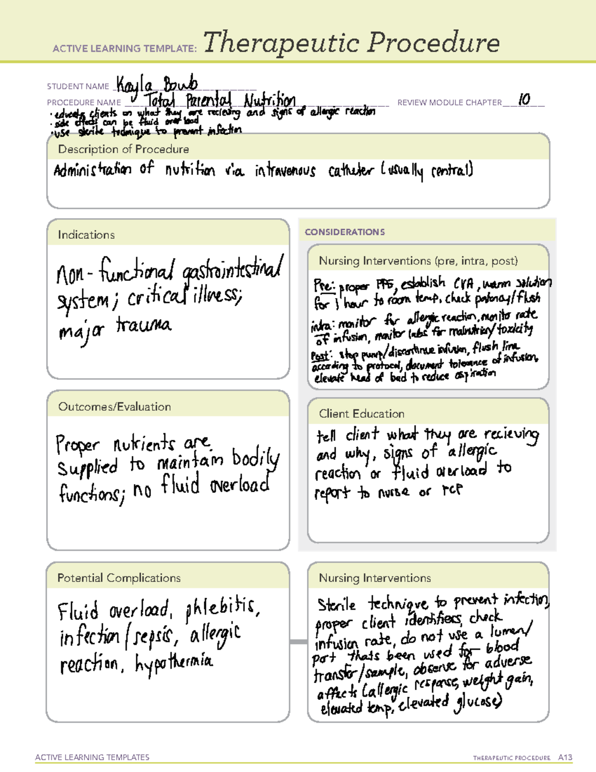 ATI Nutrition Practice: Remediation and Active Learning Templates - Studocu