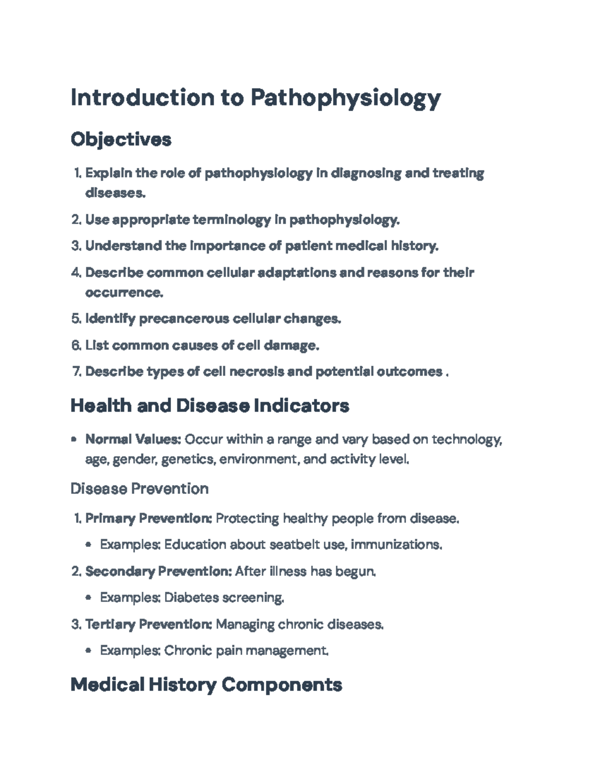 Pathophysiology Fundamentals: Key Concepts and Applications in ...