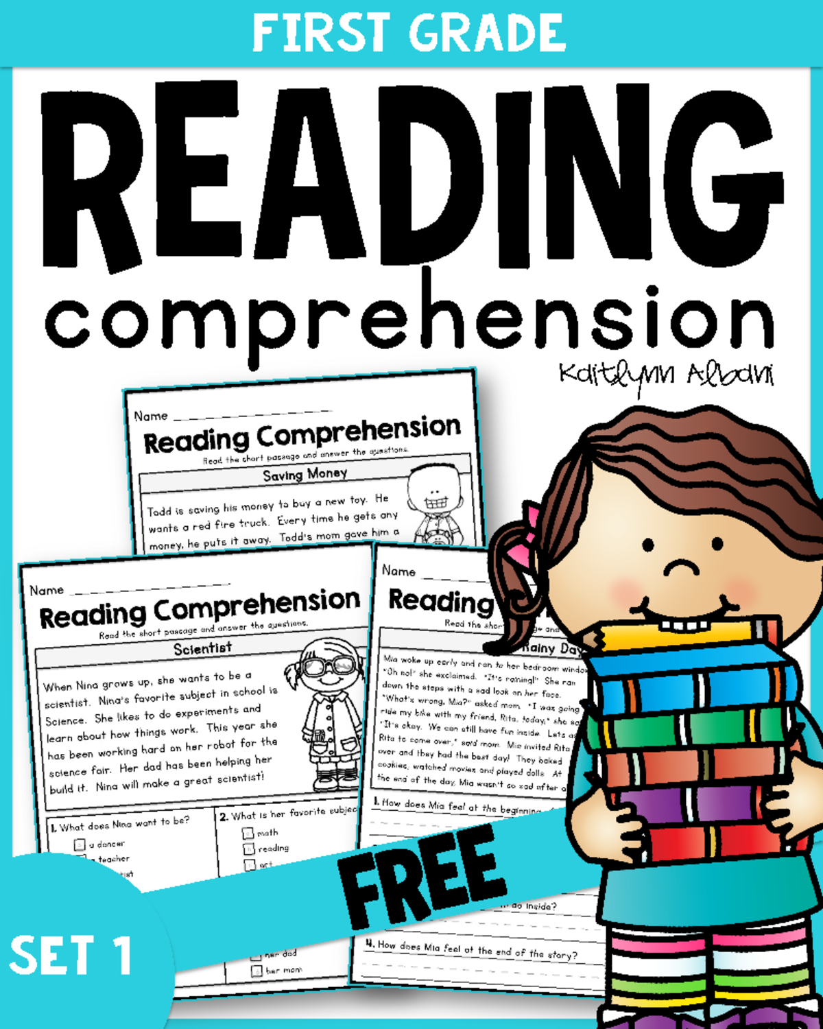 Freefirst Grade Reading Comprehension Passages Set 1-1 - COMPARE and ...