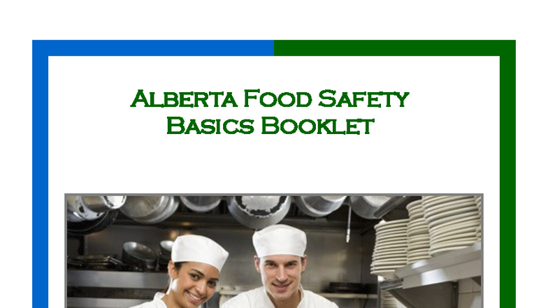 Alberta Food Safety Basics: Essential Guidelines for Health and Hygiene ...