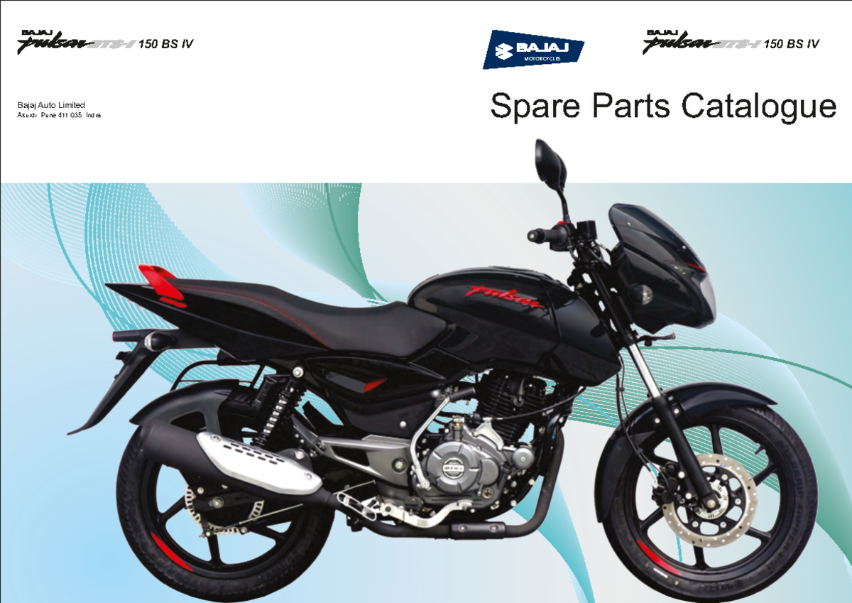 Pulsar 150 NEON 2020 Spare Parts Catalogue (150 BS IV) - Studocu