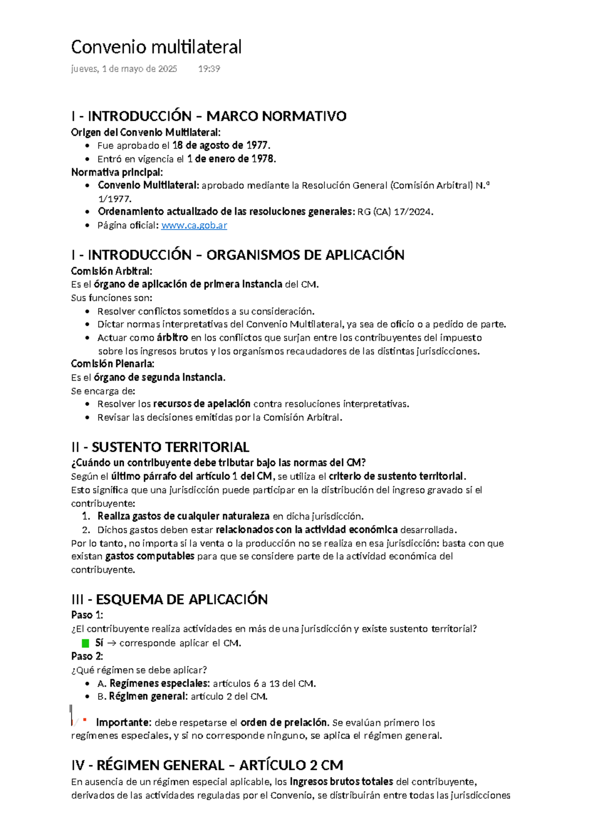 CM - Régimen Tributario del Convenio Multilateral: Análisis y ...