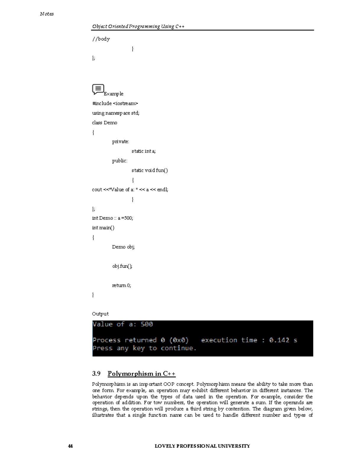 OOP 101: Polymorphism & Inheritance Notes - Studocu
