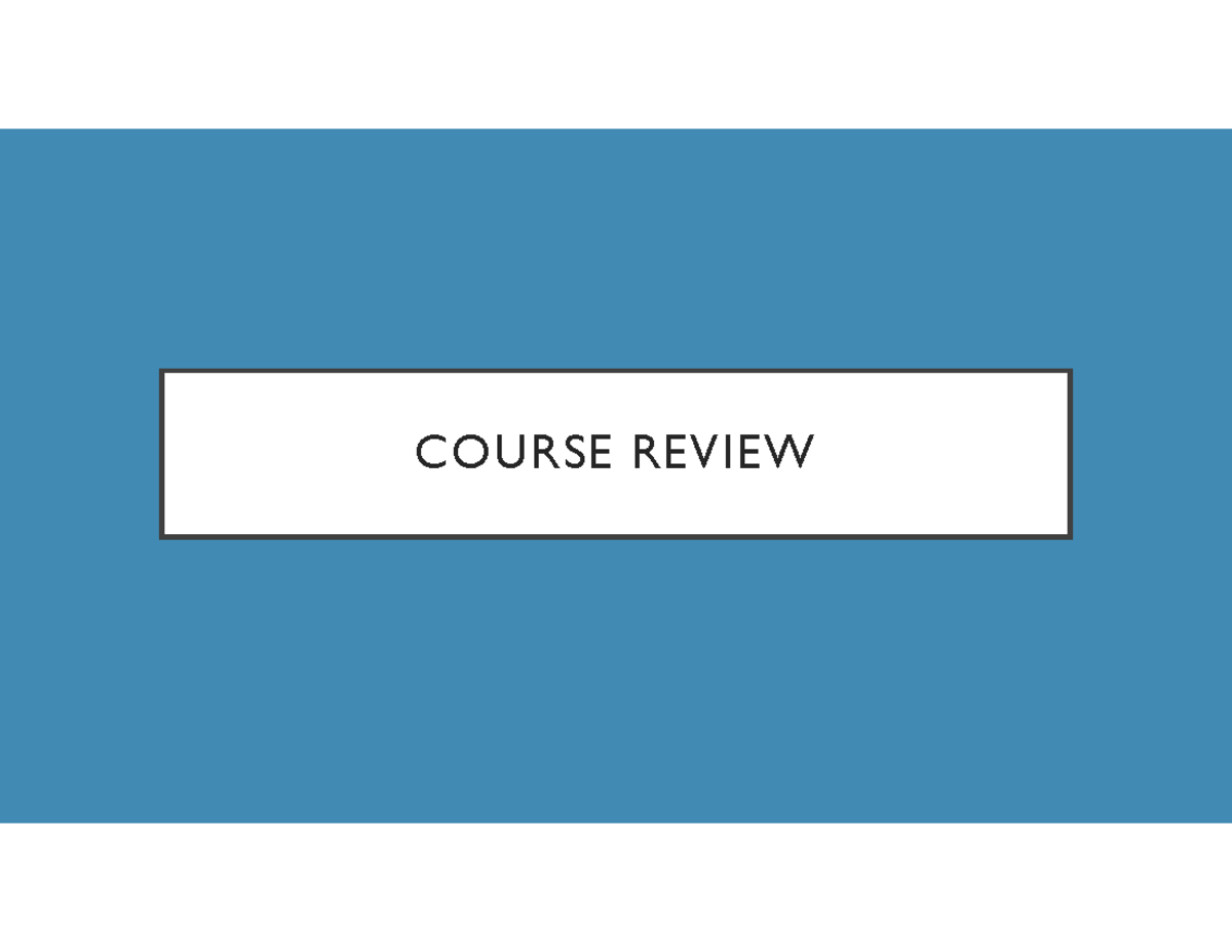Course Review: Intro to Public Law - Studocu