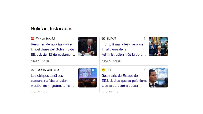 Resumen de Noticias sobre Trump y el Cierre del Gobierno - Studocu