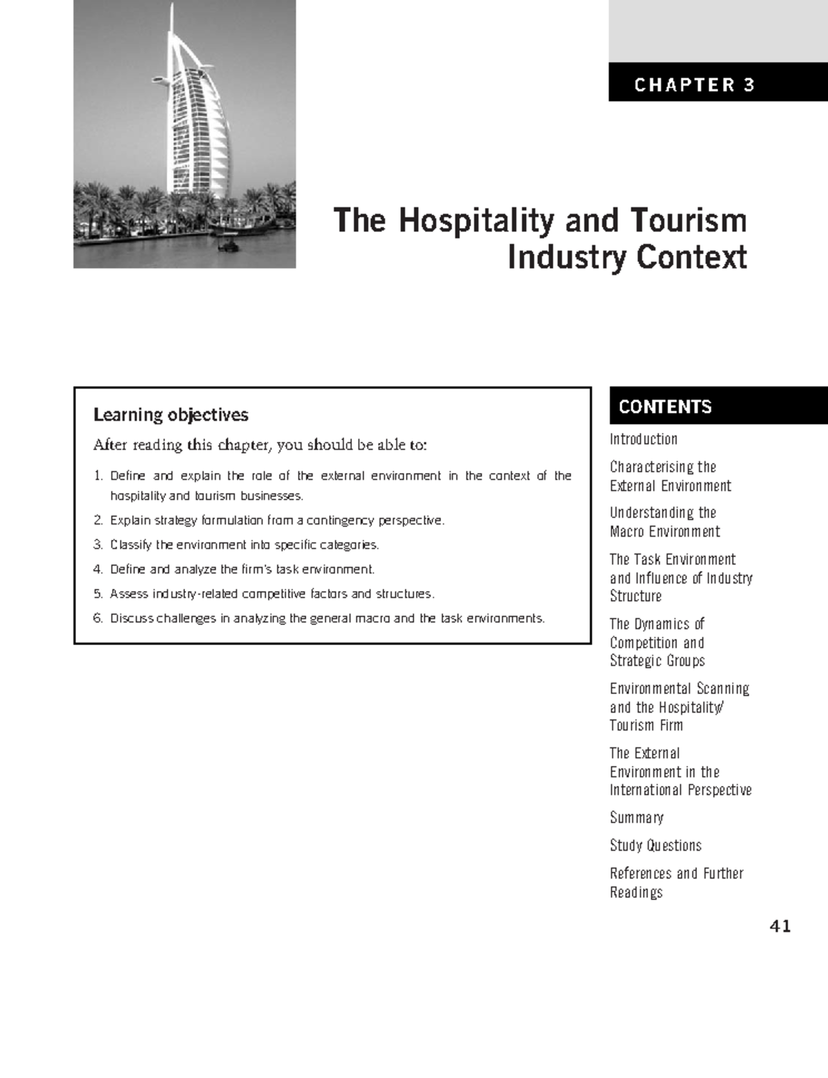 Chapter 03 The Hospitality and Tourism Industry Context - CHAPTER 3 The ...