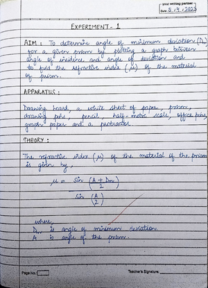 Class 12 Physics Practical - 1. To determine resistivity of two / three wires by plotting a ...