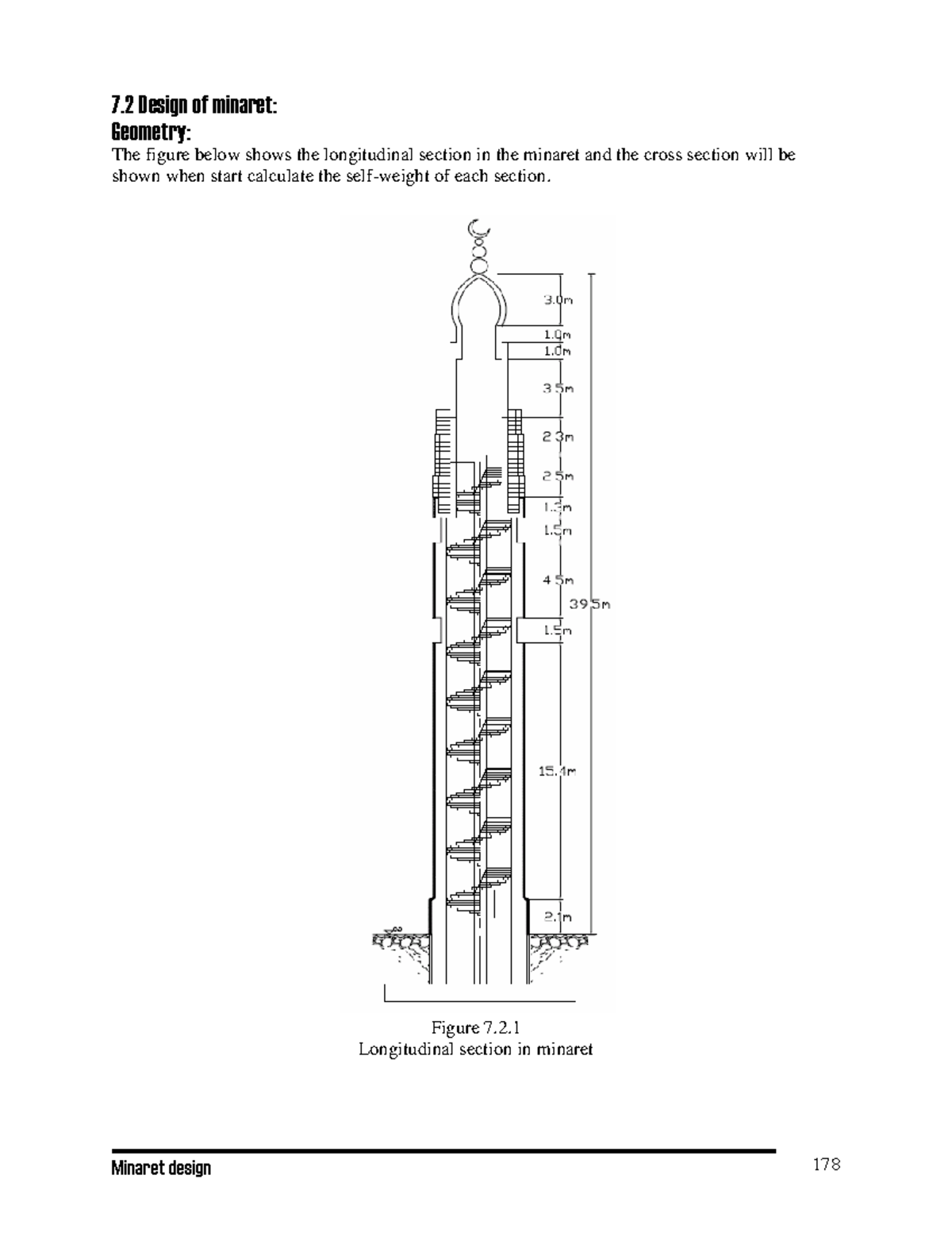 Design of Minaret (ENG 401) - Structural Analysis & Load Calculation ...
