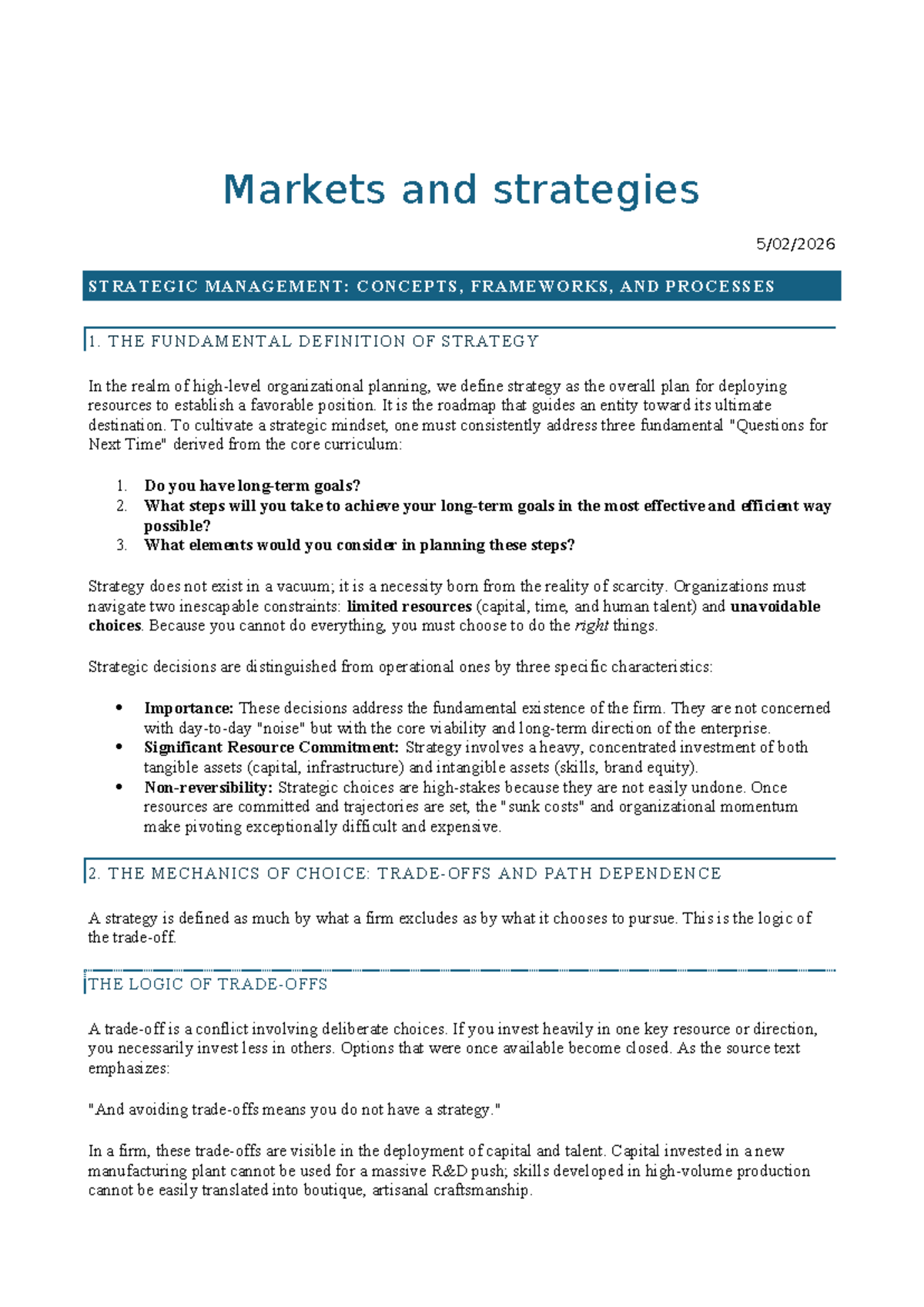 Strategic Management Concepts: Industry Analysis & Five Forces ...