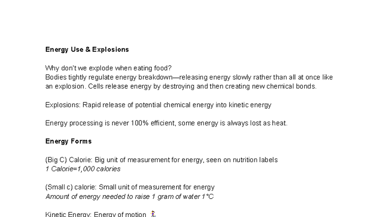 Unit 4 Biology Study Guide: Energy, Cells & Respiration - Studocu