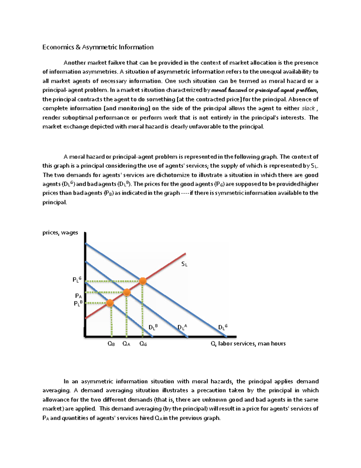 ECO 101: Asymmetric Information and Market Failures Analysis - Studocu