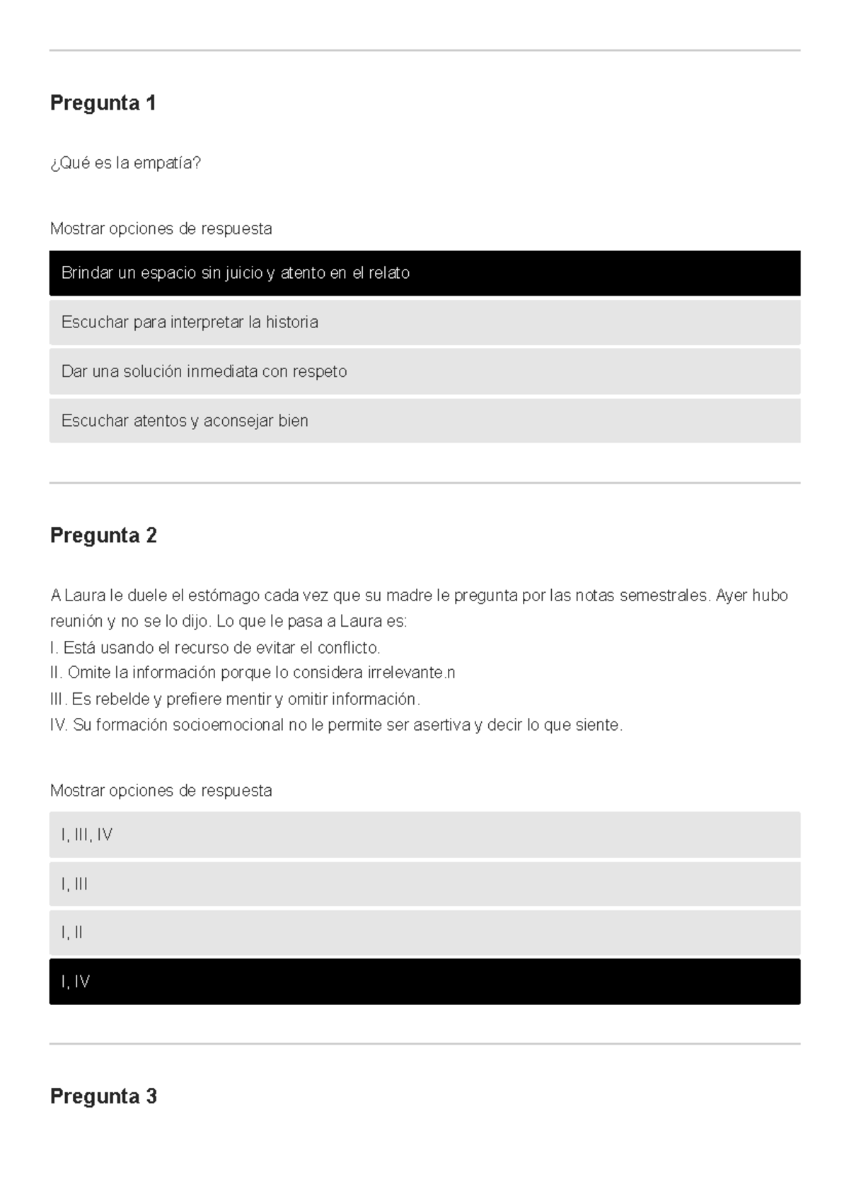 Exámen de Mediación Escolar: Preguntas y Respuestas Clave - Studocu