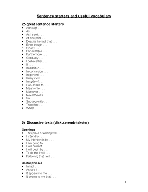 Linking words - En haug med engelske bindeord, som er kjekt å ha både ...