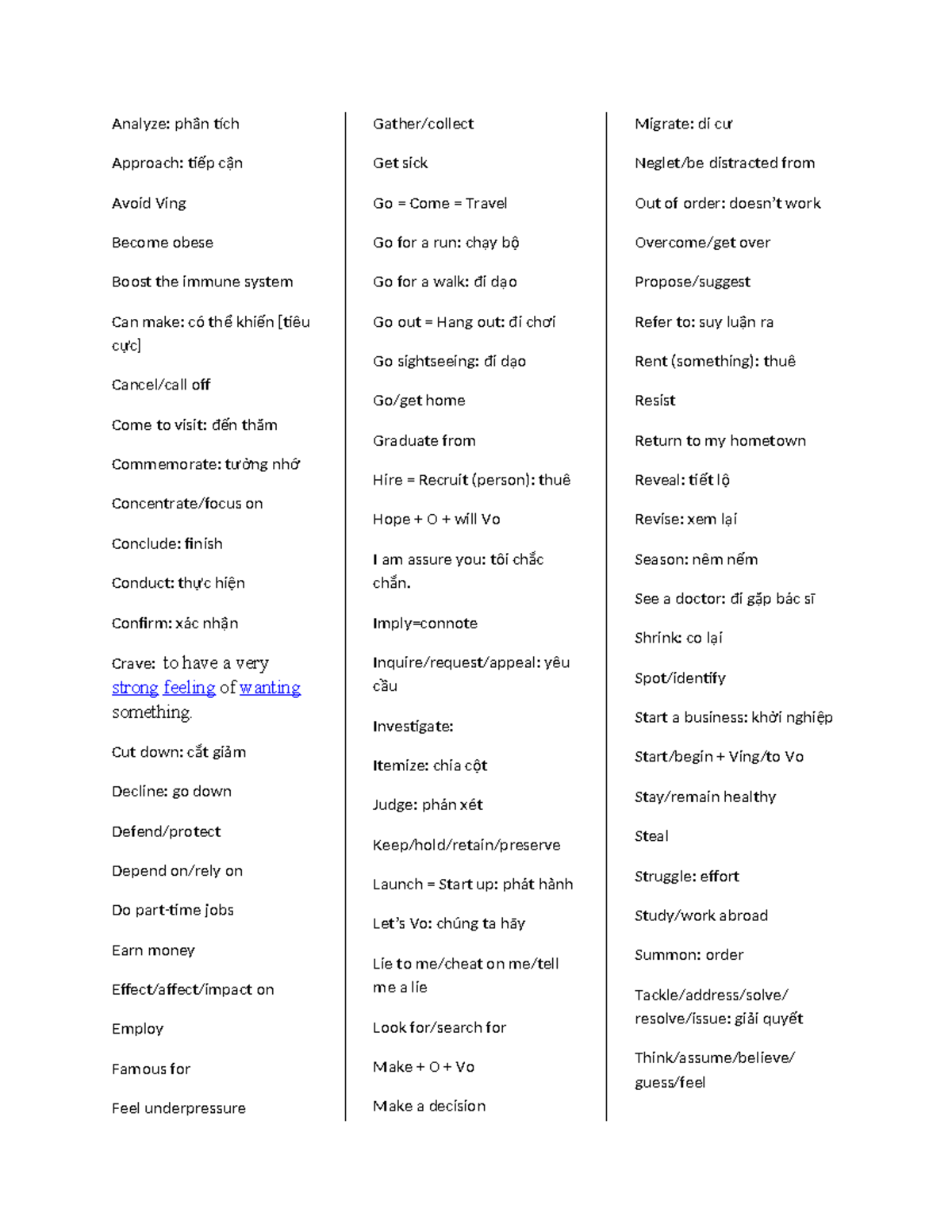 VERB Analysis: A Comprehensive Guide to Common Actions and Phrases ...