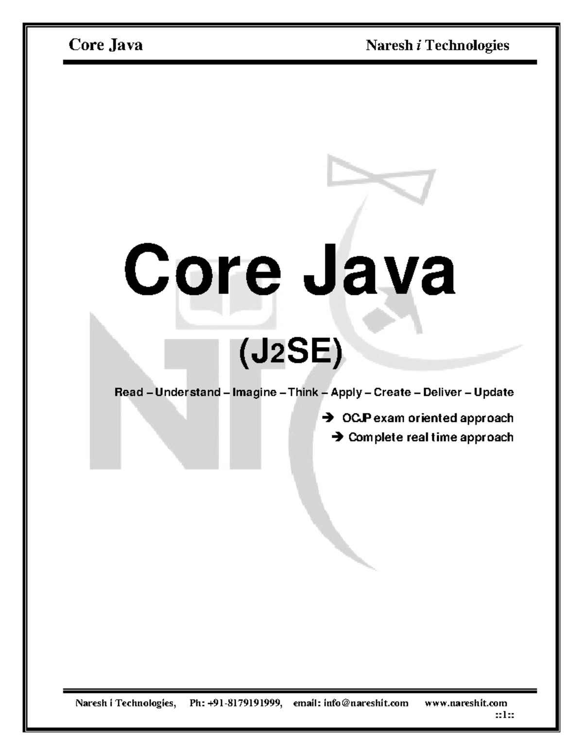 Java Complete Notes for J2SE OCJP Exam Preparation - Studocu