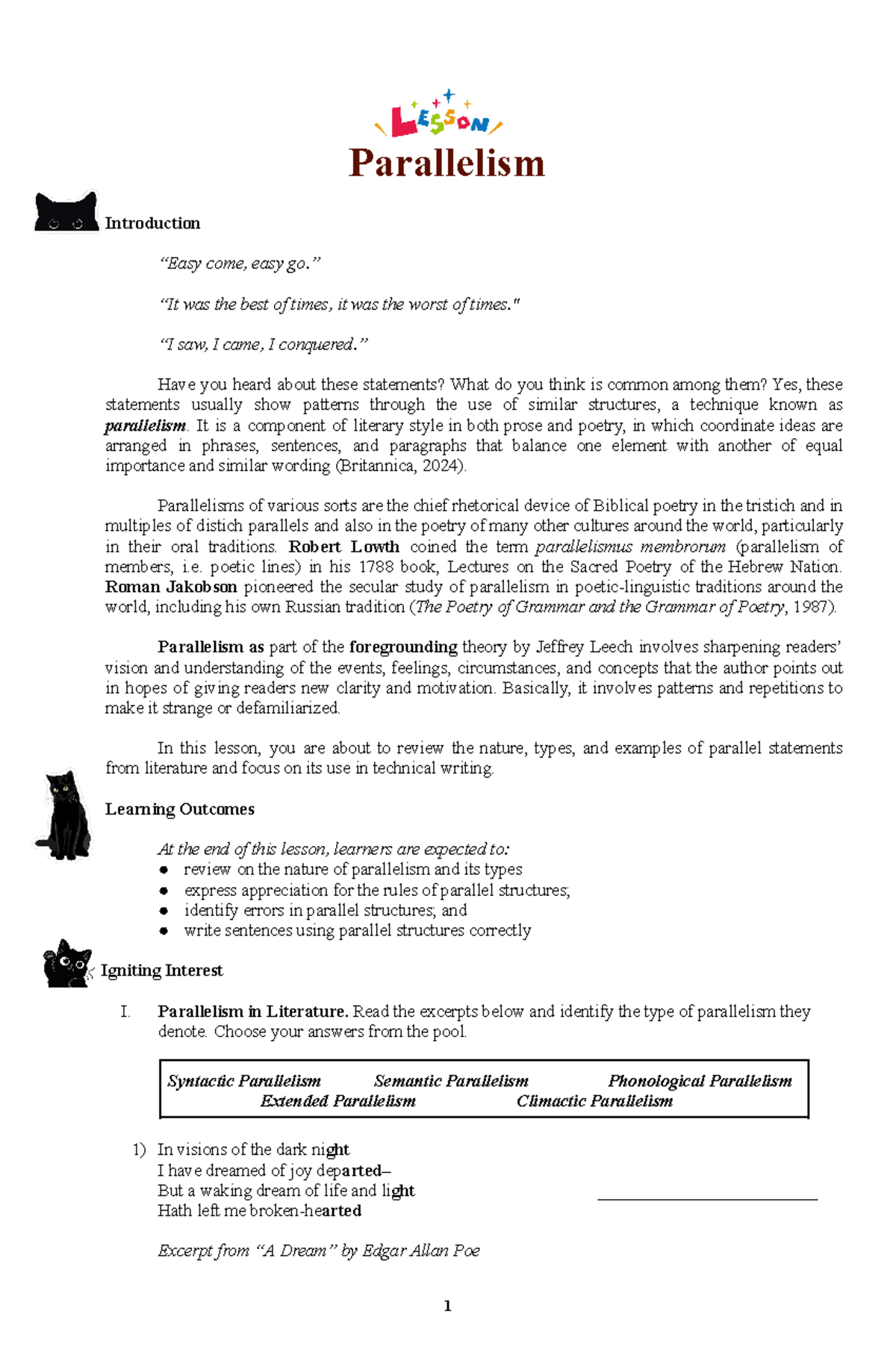 Parallelism - Something Noteworthy - Parallelism Introduction “Easy ...