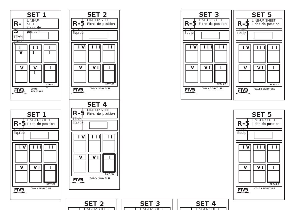 Main fiv3-volleyball-line-up-sheets - I V I I I I I V V I I SERVIC E R ...