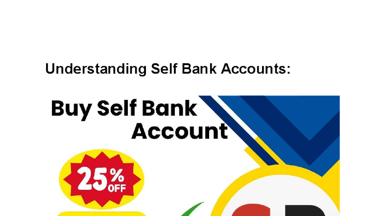 Self Bank Accounts: A Guide to Financial Independence - Studocu