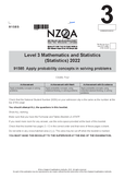 Statistics - 13 (NCEA 3) - National Certificate of Educational ...