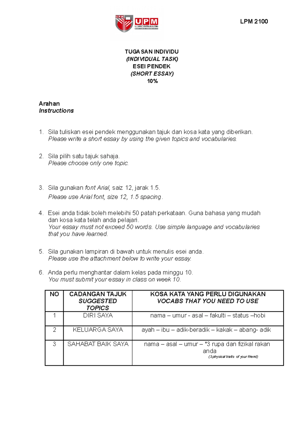 Latihan Rumusan TING 4 - Format baharu rumusan Baca bahan dengan teliti ...