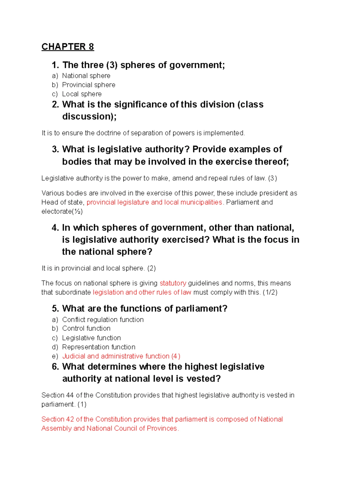 Grootboom Case Summary - Surname and initials Mahlathi PS Student ...