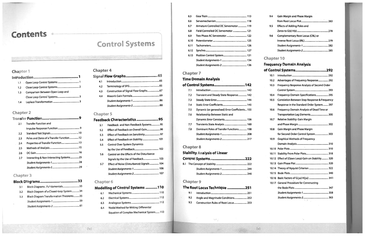 Control Systems Text Book By Made Easy - 6 Gear Train 113 9 Gain Margin ...