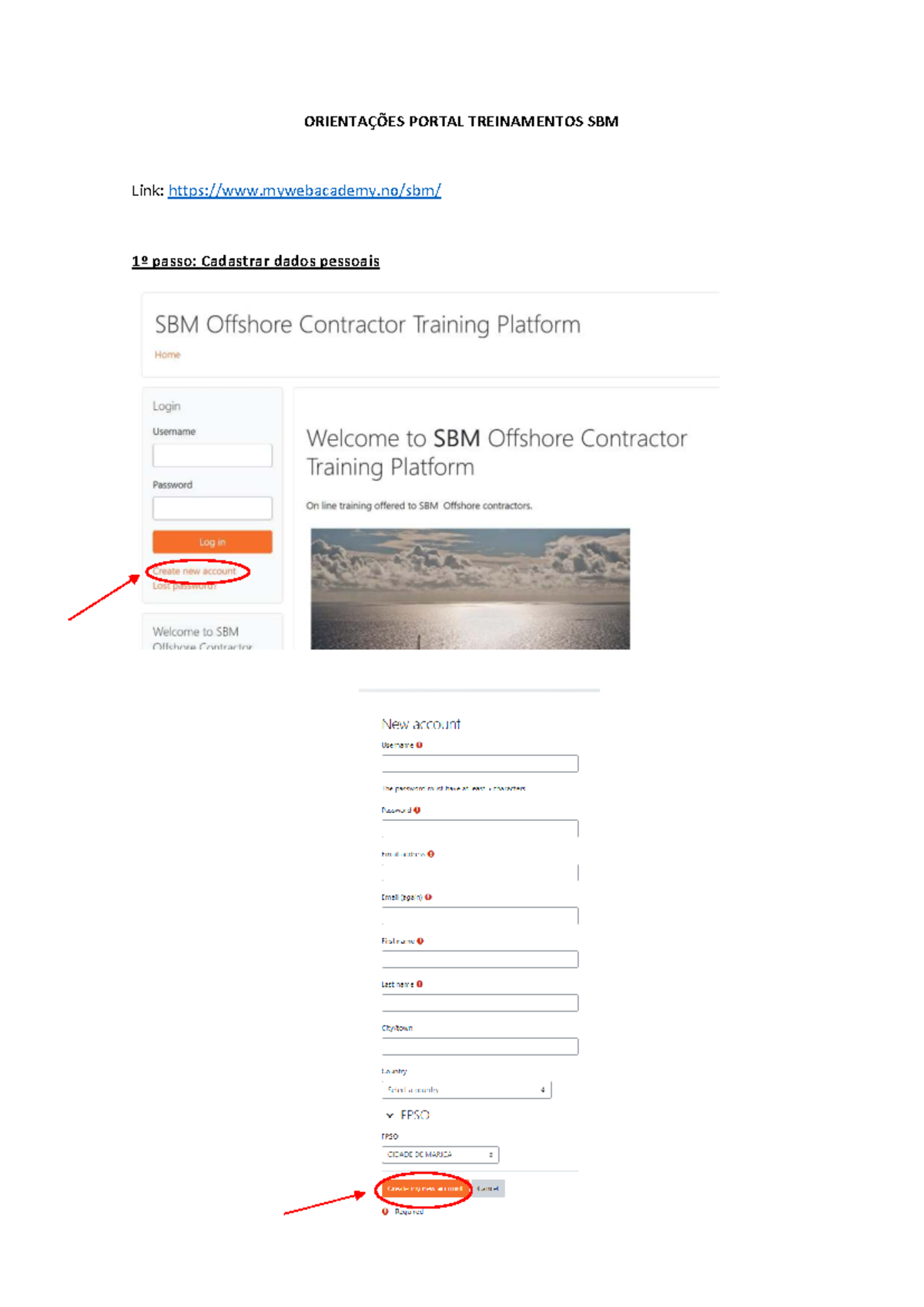 Orientações Portal Treinamentos SBM - Direito - ORIENTAÇÕES PORTAL ...