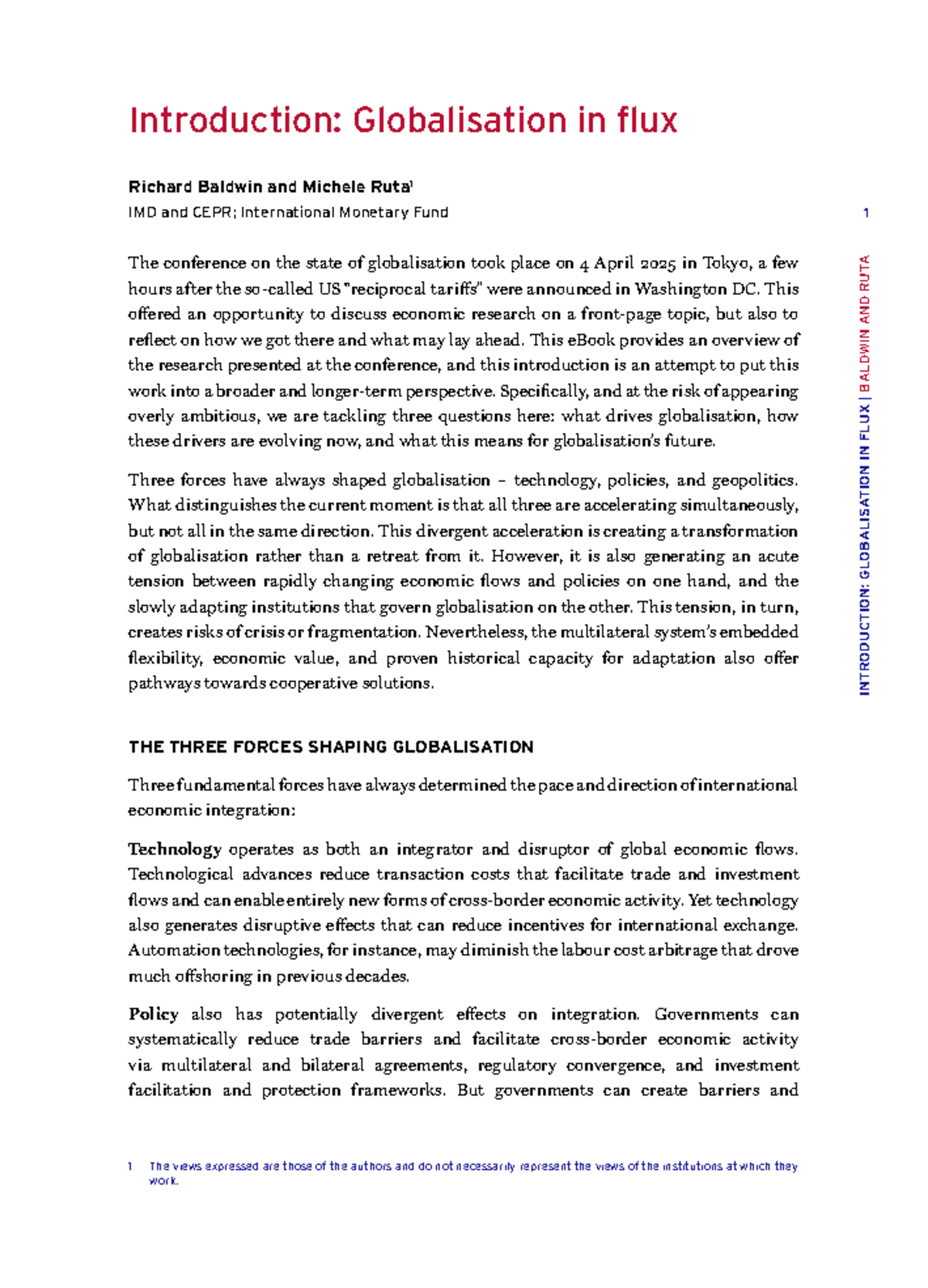 The State of Globalisation: Forces and Future Trends IMD - Studocu